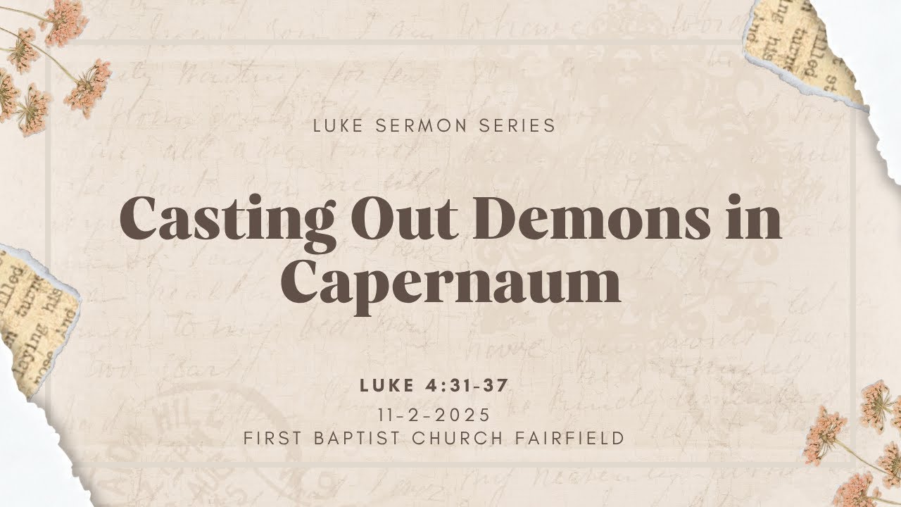 Luke 4:31-37 - Casting Out Demons in Capernaum - YouTube