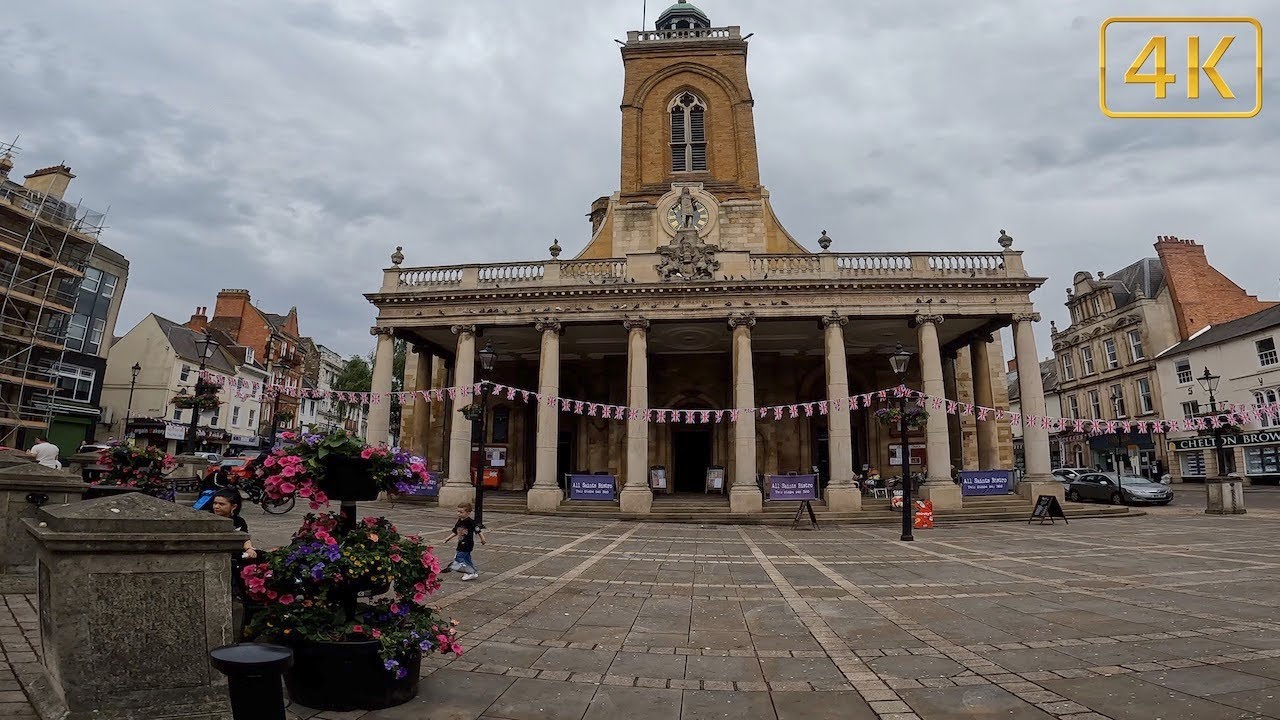 4K Walk of Northampton in England 🏴󠁧󠁢󠁥󠁮󠁧󠁿 🇬🇧 - YouTube