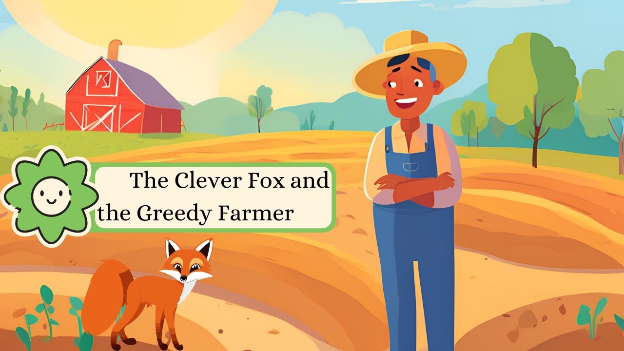 The Clever Fox and the Greedy Farmer | Kids Moral Stories in English ...