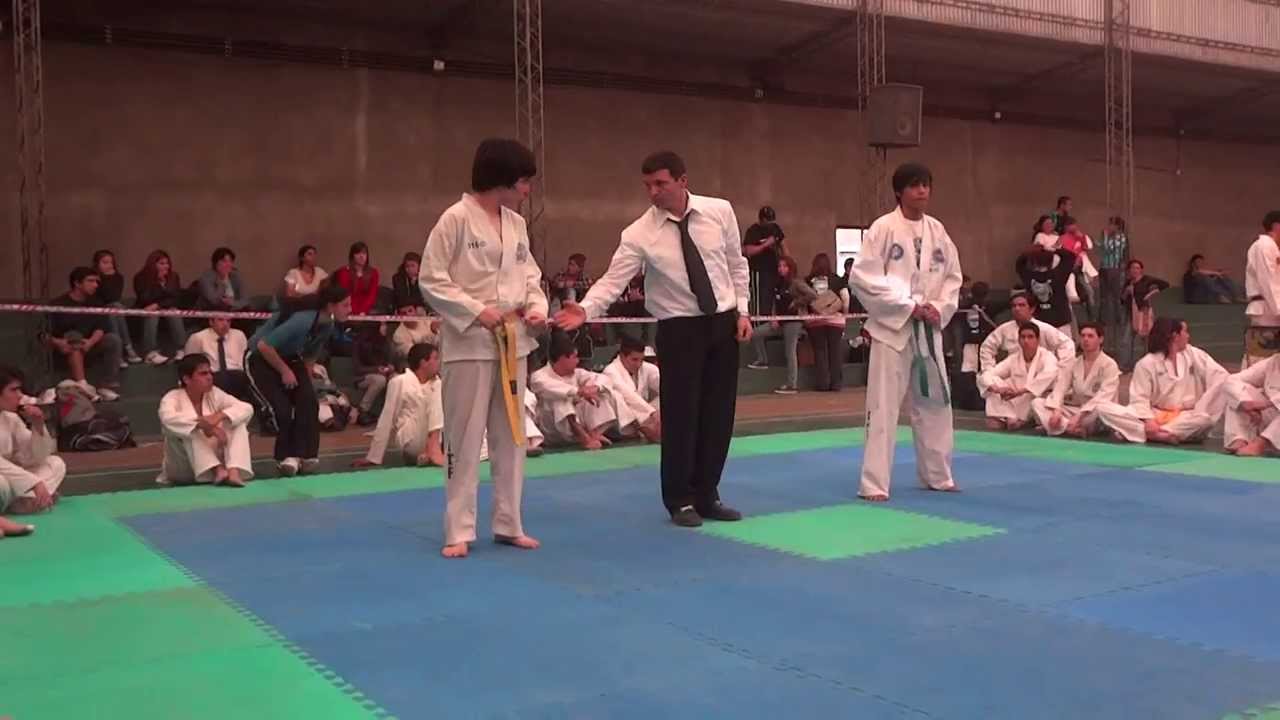 Taekwondo itf forma Santiago gomez roda - YouTube