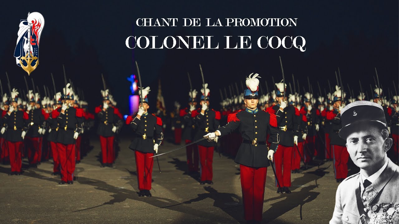 Chant de la Promotion Colonel Le Cocq - ESM Saint-Cyr Chords - Chordify