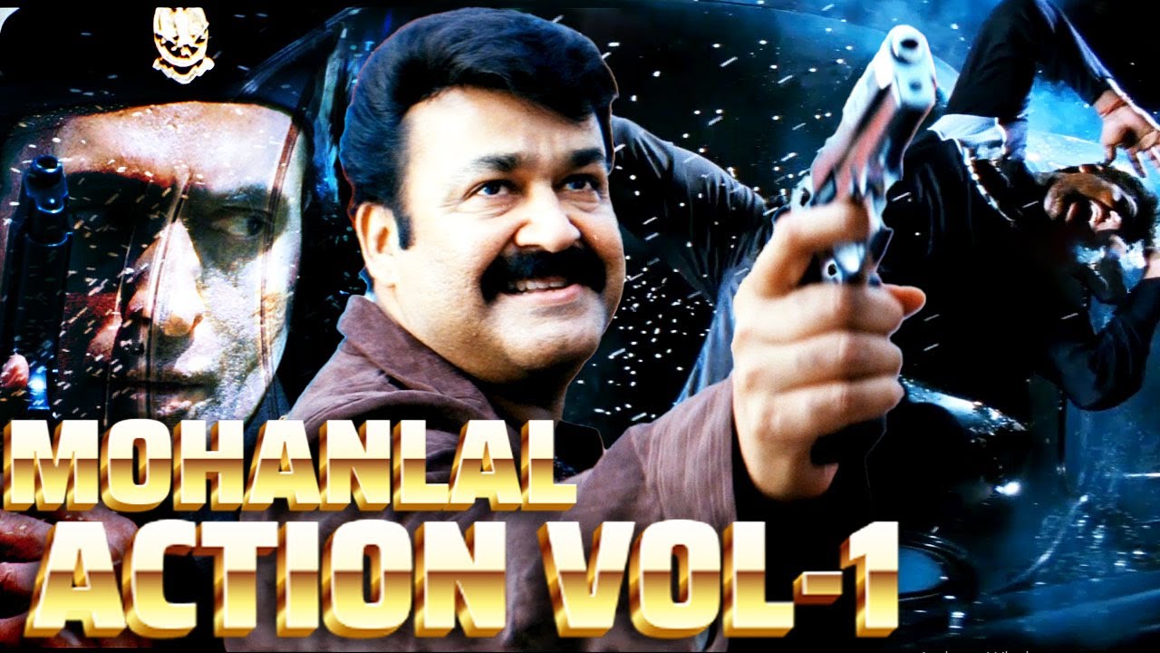 Mohanlal Action Scenes | Action Jukebox Volume - 1 | Lailaa O Lailaa ...