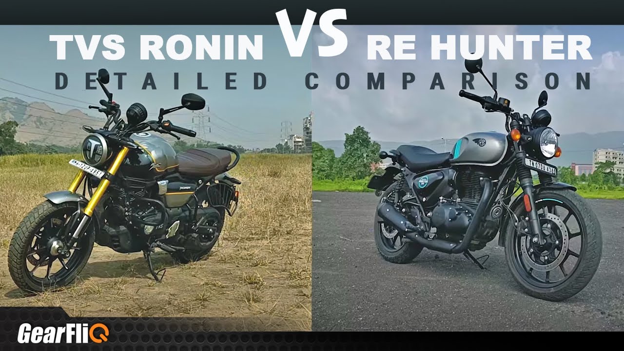 TVS Ronin vs RE Hunter - Genuine Detailed Comparison | Hindi | GearFliQ ...