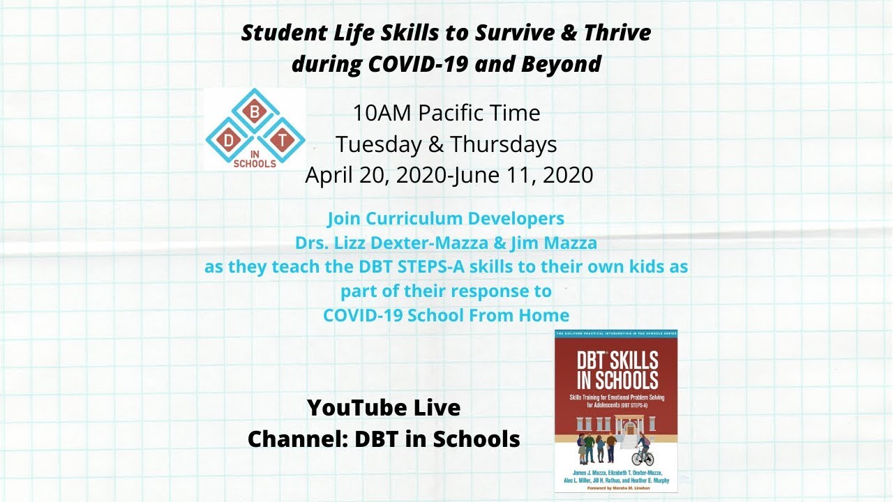 DBT in Schools teaches DBT STEPS-A Opposite Action (Skills for ...