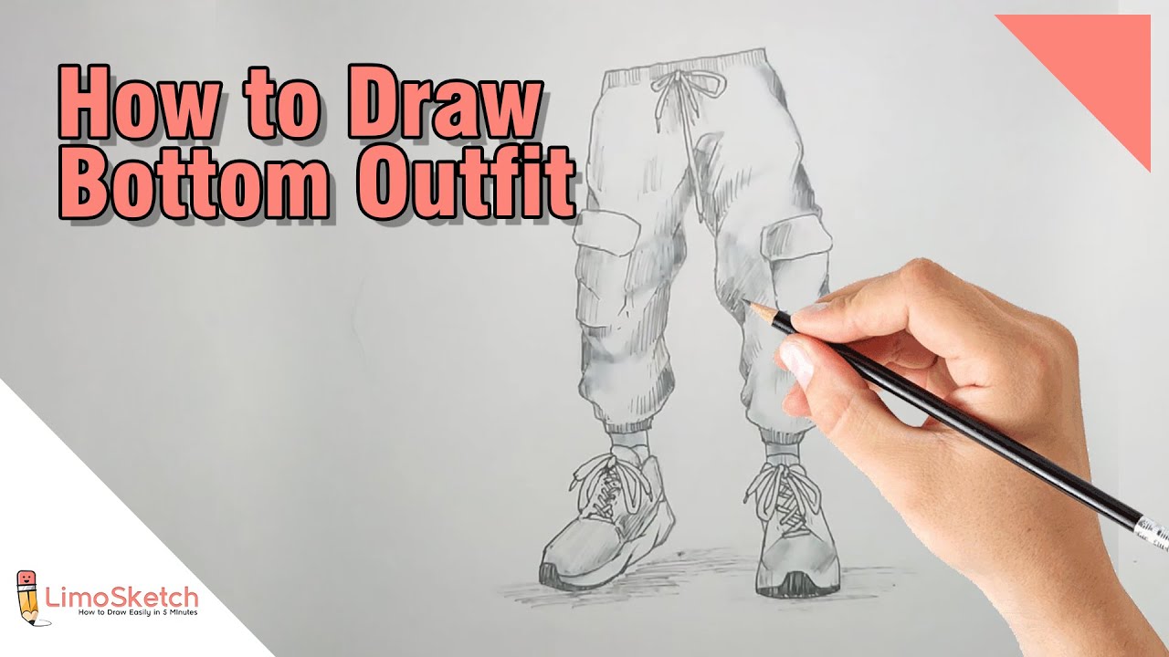 The Sketch Corner | How to Draw Bottom Outfit - YouTube