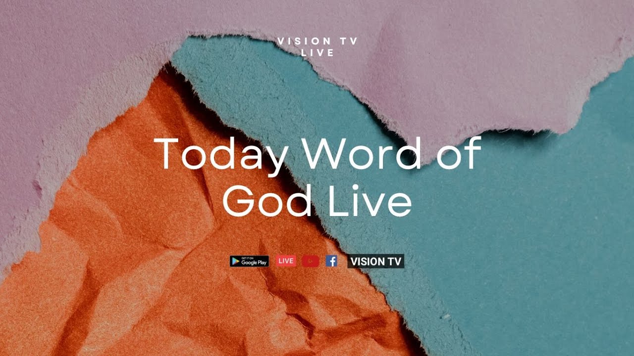 Today Word of God Live | 3rd April 2024 | Vision TV - YouTube