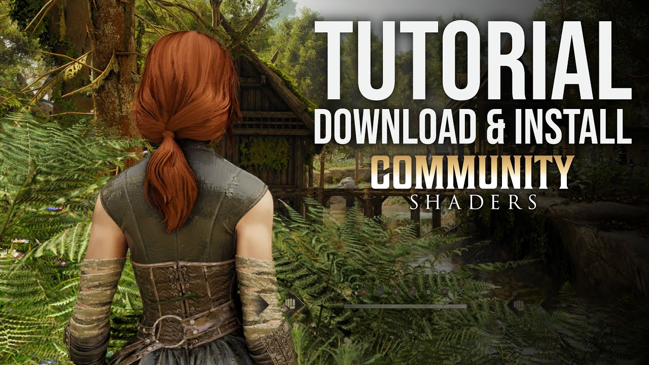 TUTORIAL DOWNLOAD & INSTALL Community Shaders Jiaye for SKYRIM #skyrim ...