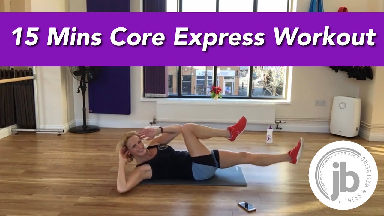 Core Express Burn Home Workout (15 Minutes) - YouTube