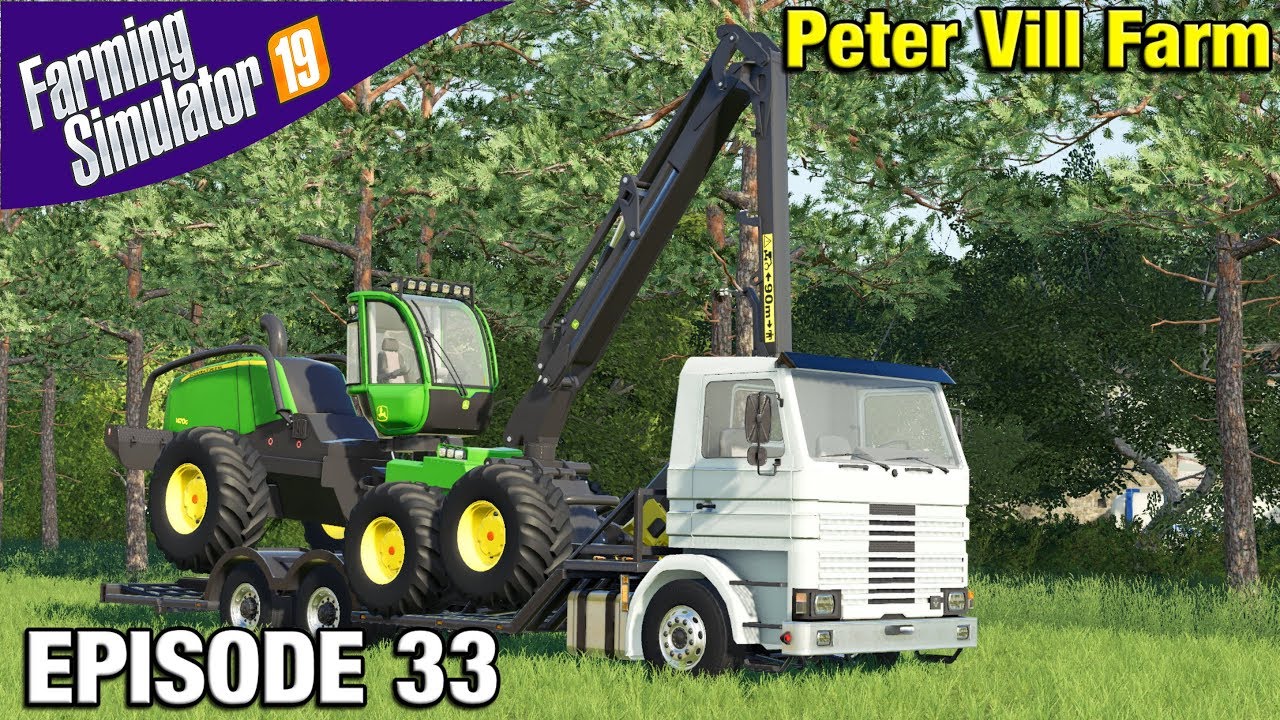 BRINGING IN THE FORESTRY MACHINES Farming Simulator 19 Timelapse ...
