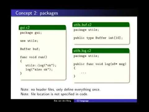 The C2 programming language - YouTube