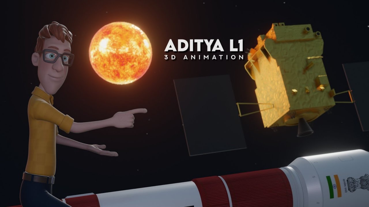 HOW ADITYA L1 WILL REACH SUN STEP BY STEP 3D ANIMATION - YouTube