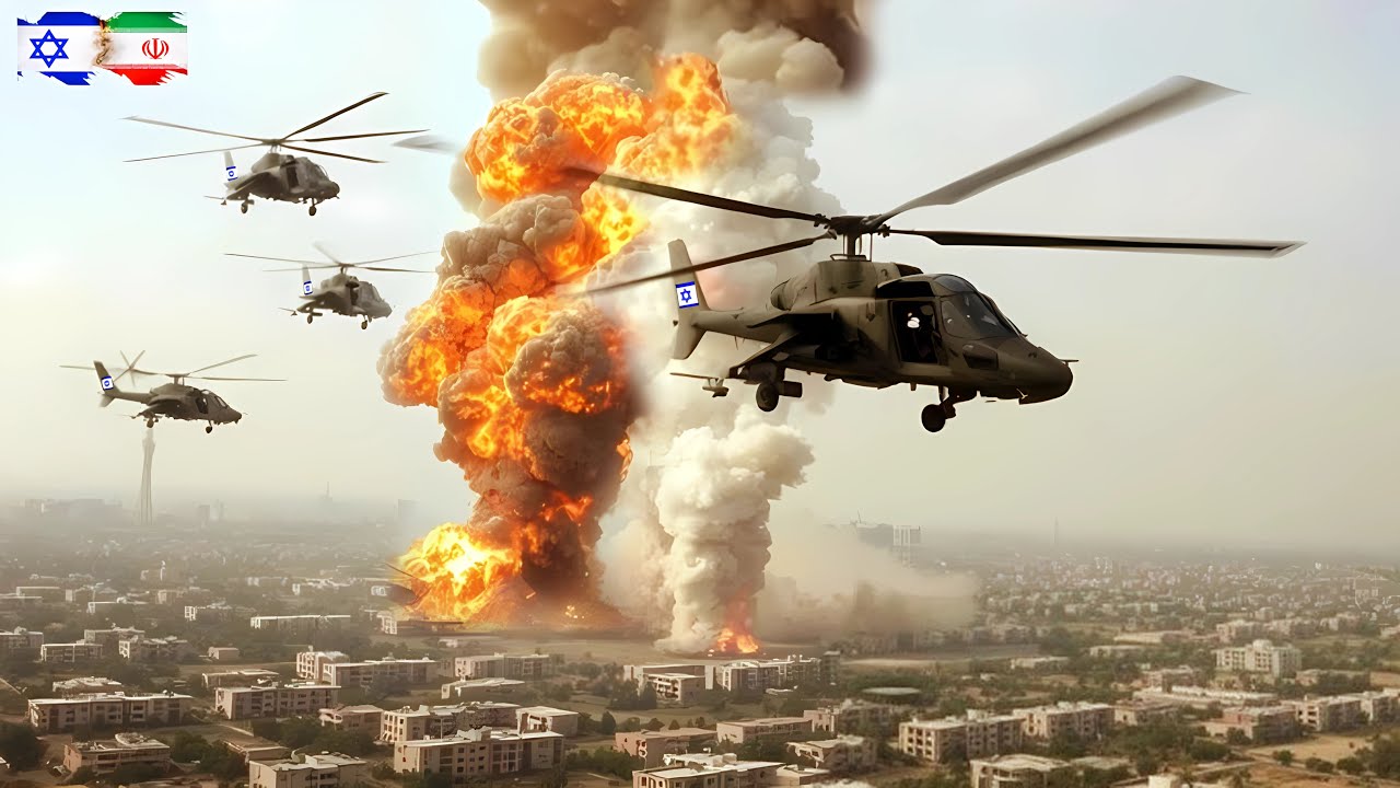 Iran Vs Israel War | Israel Strikes Iranian Nuclear Site in Tehran With Apache Helicopters - YouTube