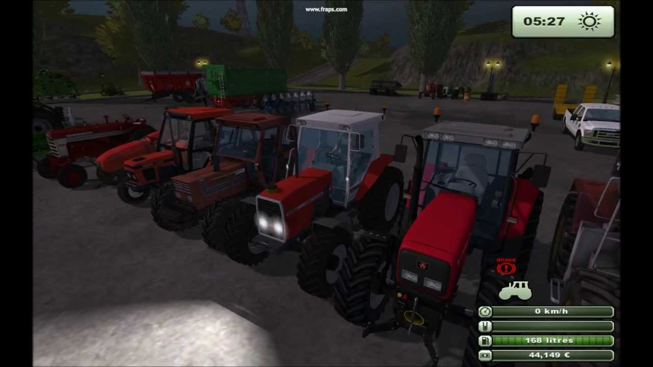 [Farming simulator 2013] Massey Ferguson 3080 tractor demonstration ...