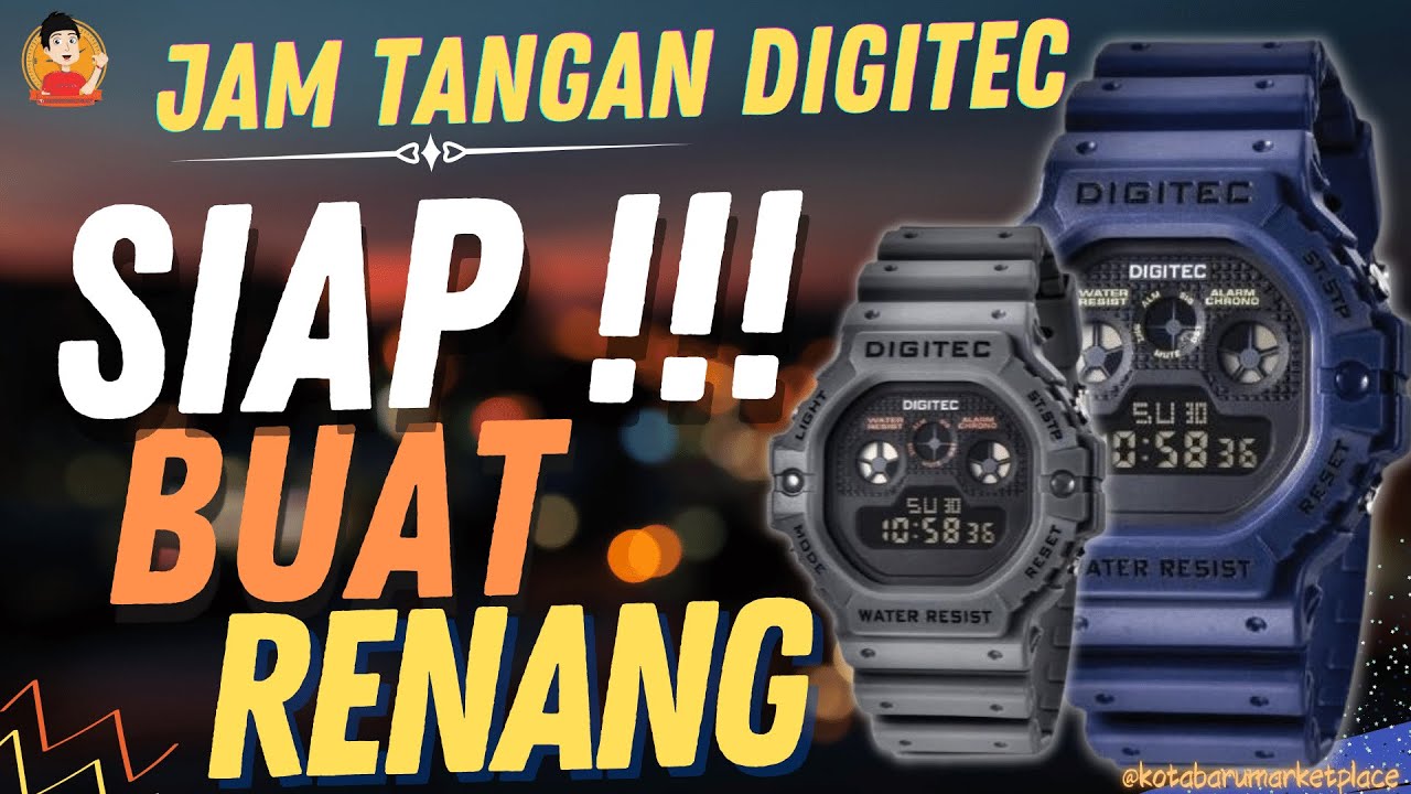REVIEW & UNBOXING REKOMENDASI TERBARU JAM TANGAN DIGITAL TERBAIK TAHAN ...