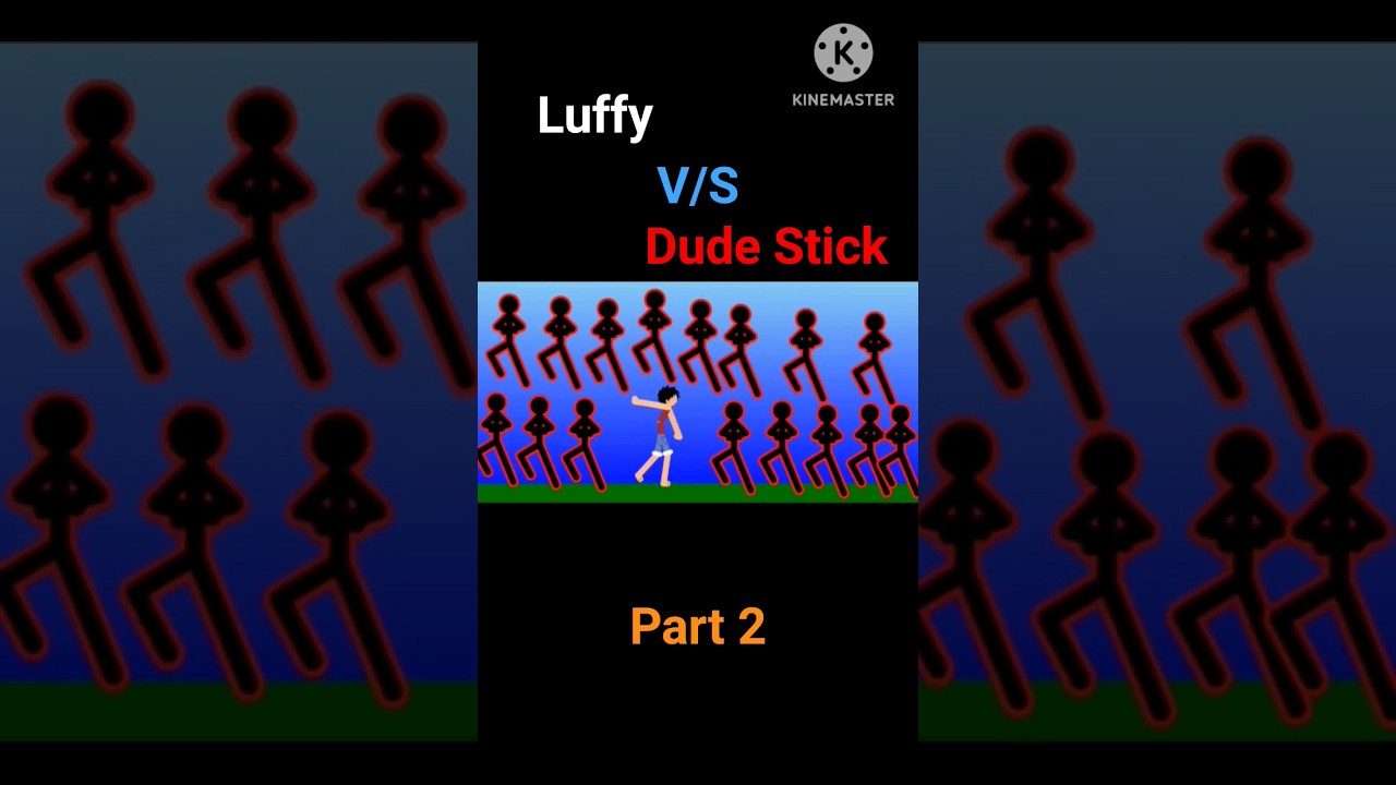 Luffy V/S Dude Stick part 2.#stickman #animation #onepiece #viral # ...