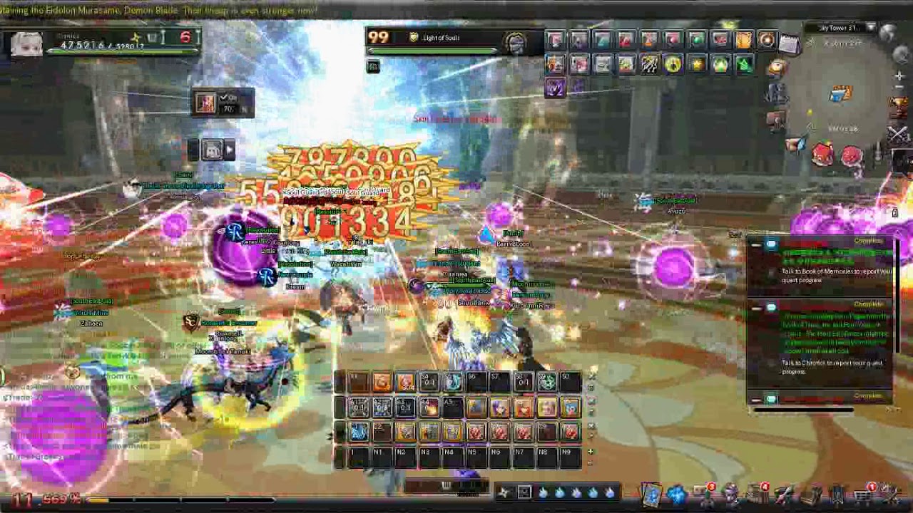 【Aura Kingdom】 - Sky Tower Hell Floor 31 Unexpected Loss - YouTube