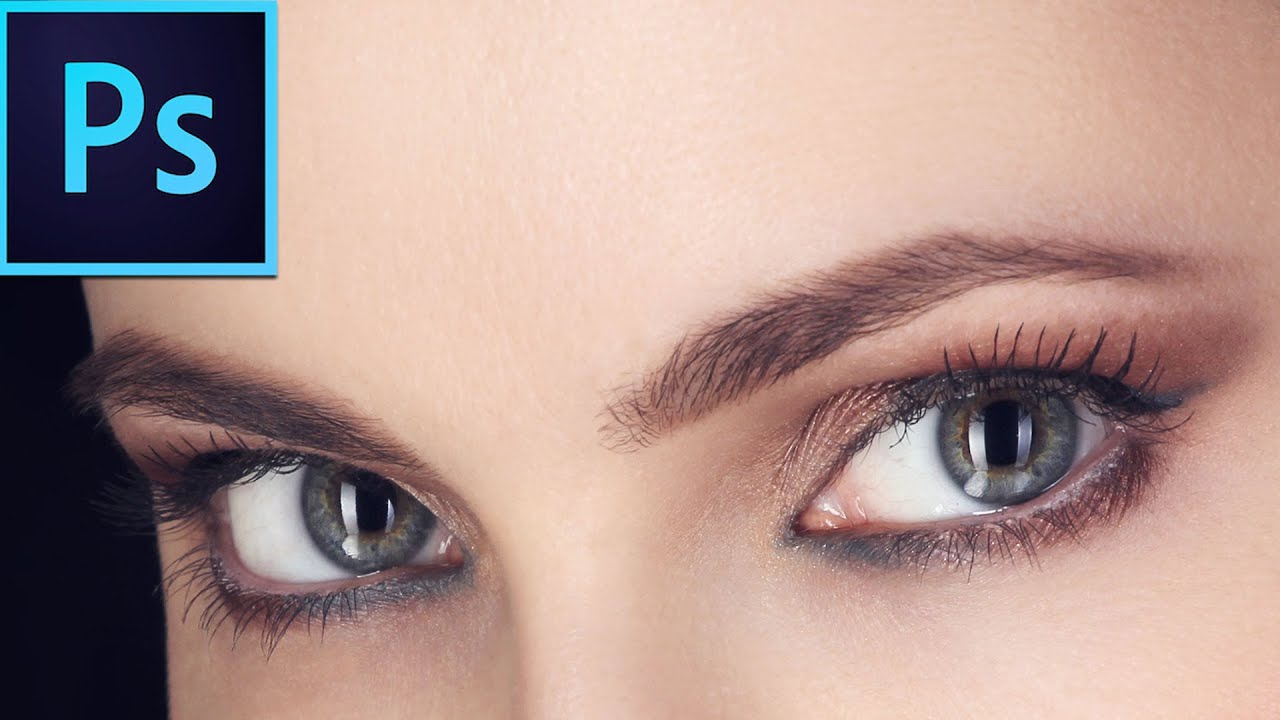 Brighten the Eyes in Photoshop - YouTube