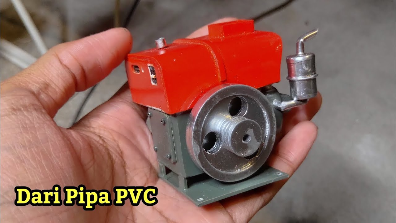 Membuat Miniatur Diesel Dari Pipa PVC | Tutorial Lengkap - YouTube
