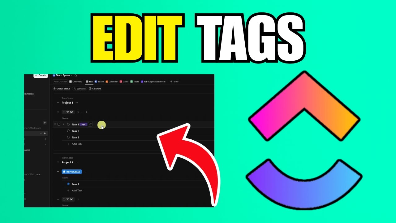 How To Edit Tags In ClickUp (Step By Step Guide) - YouTube