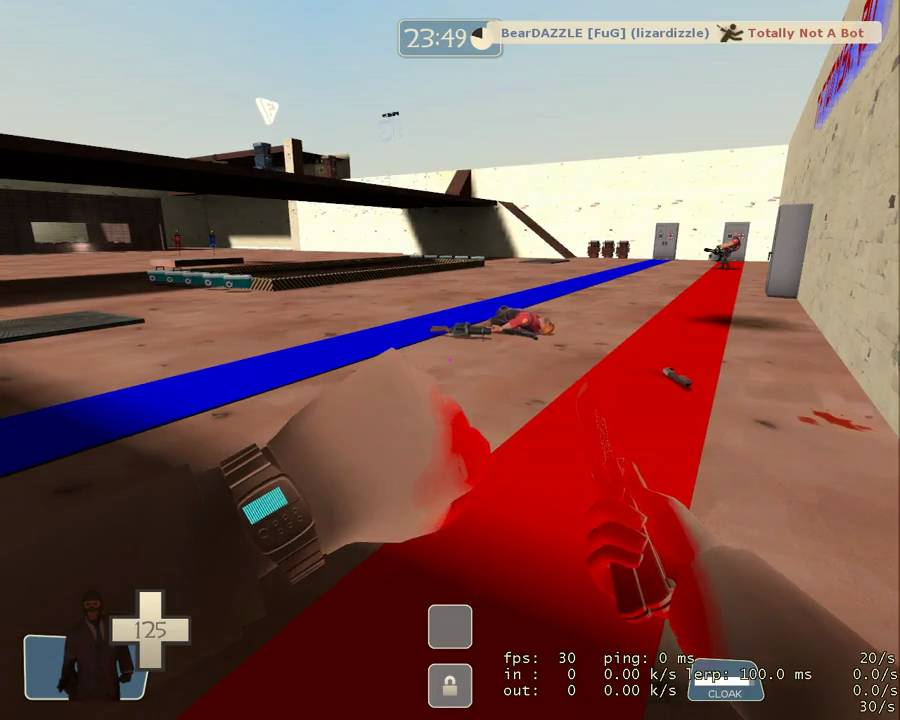 TF2: Spy back"stab" animation. OBJECTION!! - YouTube