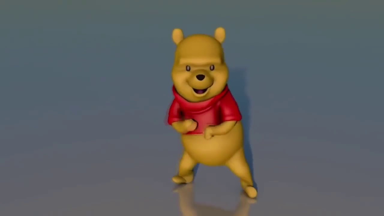 Winnie The Pooh Dancing To Any Song - YouTube