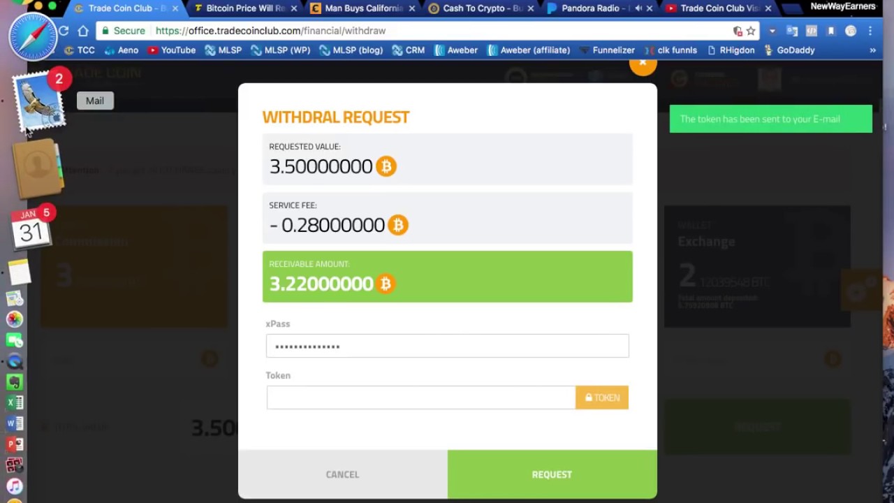 Trade Coin Club TCC How To Withdraw Profits - YouTube
