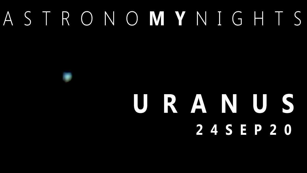 URANUS : Video footage of Uranus Through Skywatcher 200pds Telescope (8 ...