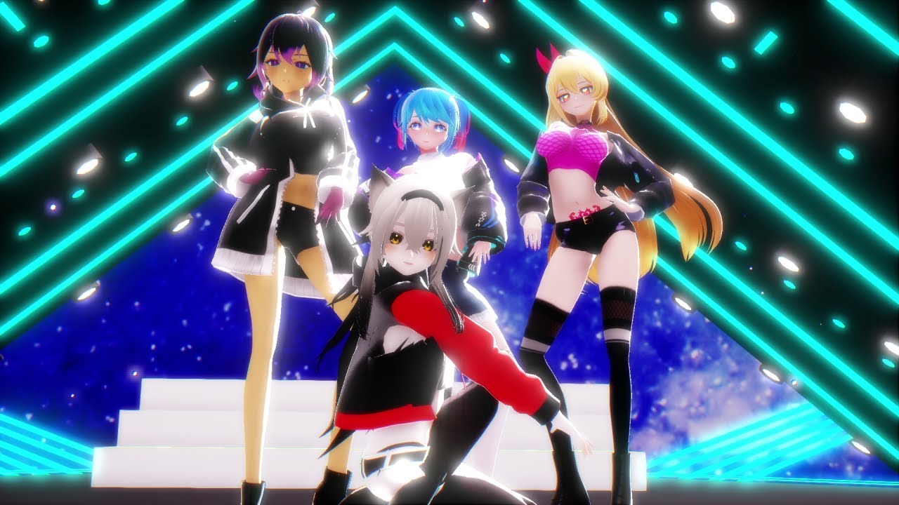【MMD】 BLACK PINK - Forever Young 【The Whitney's Sluts】 #oc - YouTube