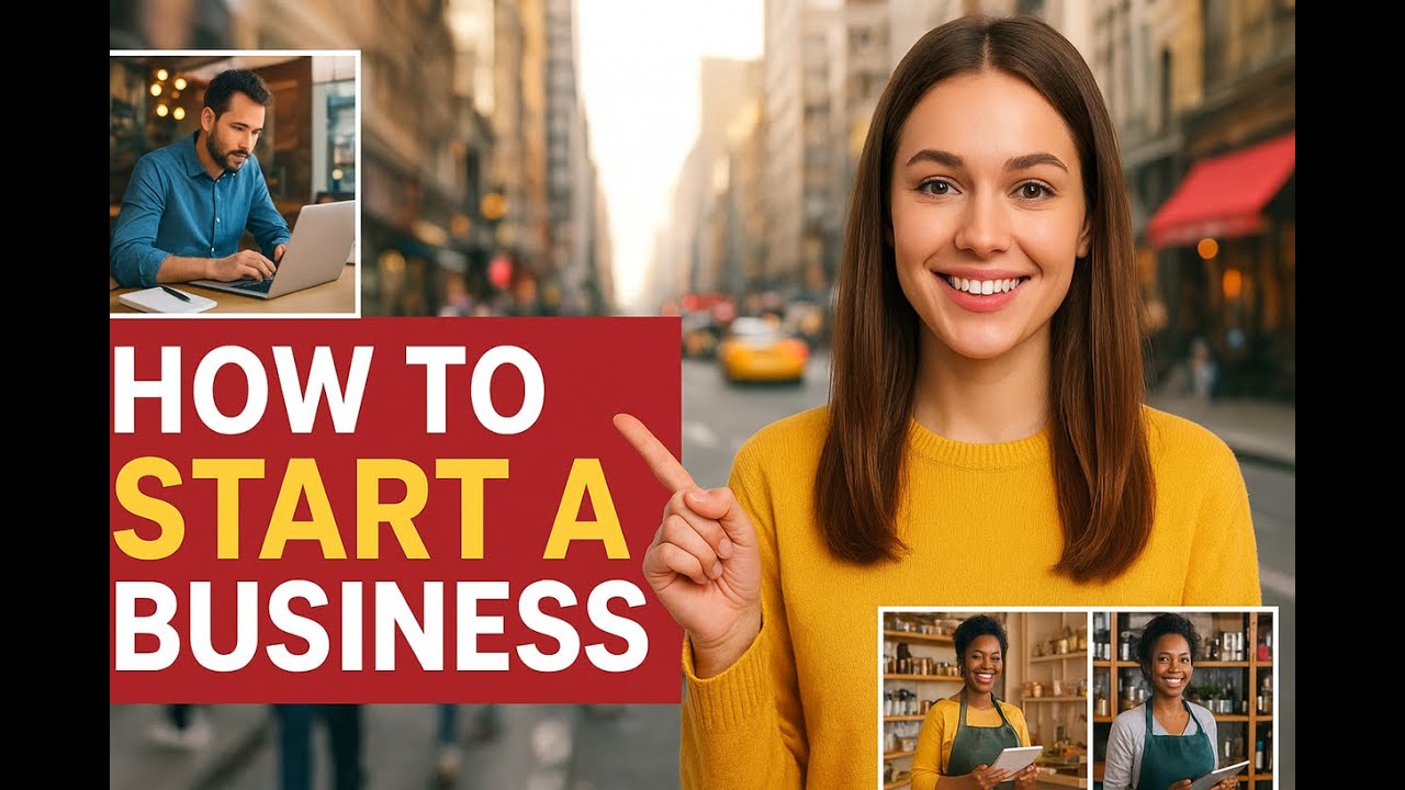 How to Start a Business (Step-by-Step for Beginners) 🚀 - YouTube