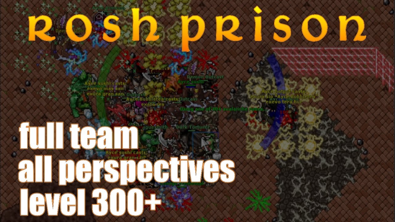 ROSH PRISON -2: FULL TEAM ALL PERSPECTIVES! 3KK RAW! 300+ (Subtitles ...