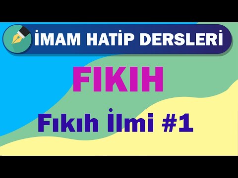 Fıkıh | 10.Sınıf | 1.Ünite | Fıkıh İlmi