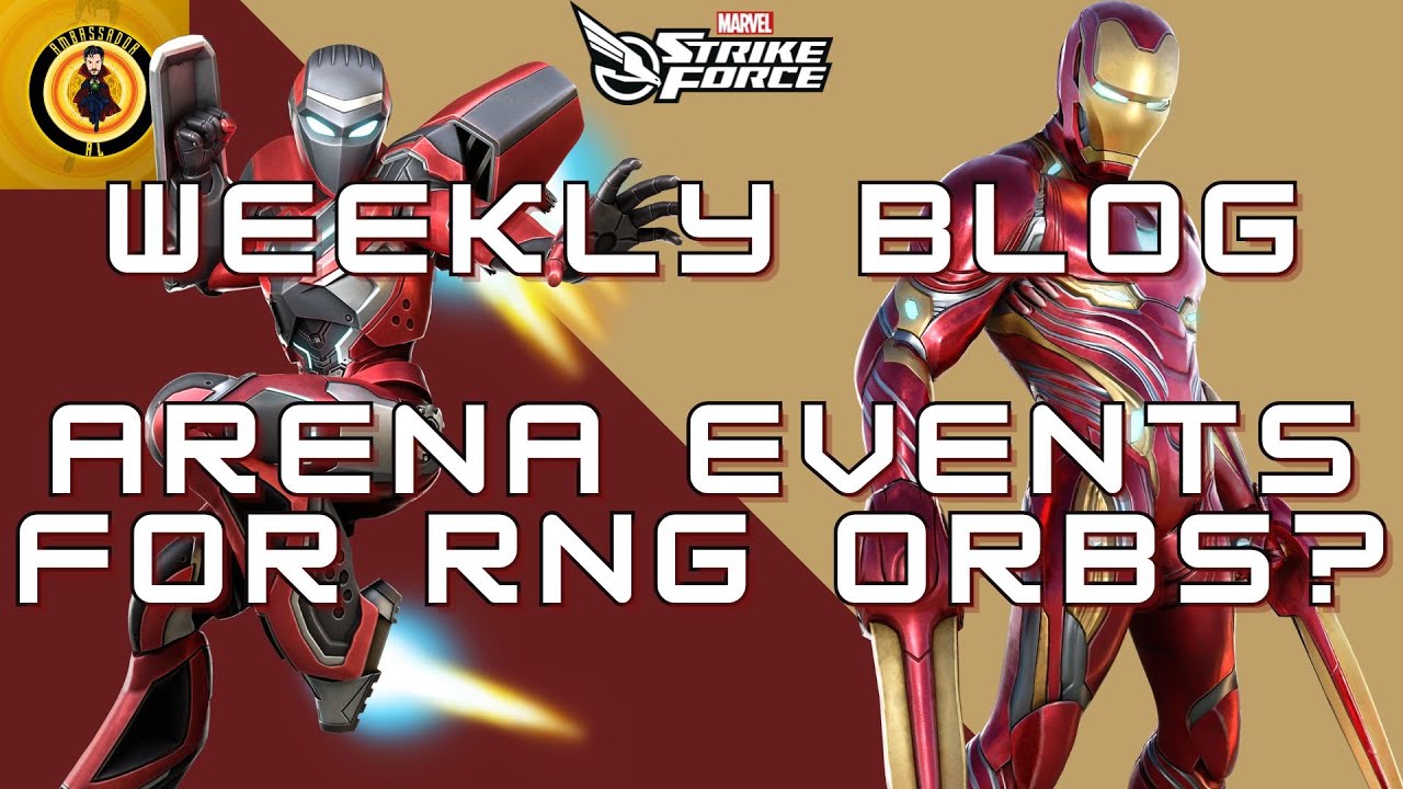 ARENA RANKINGS FOR ORBS WITH RANDOM DROPS FOR IRON MAN INFINITY WAR IS ...