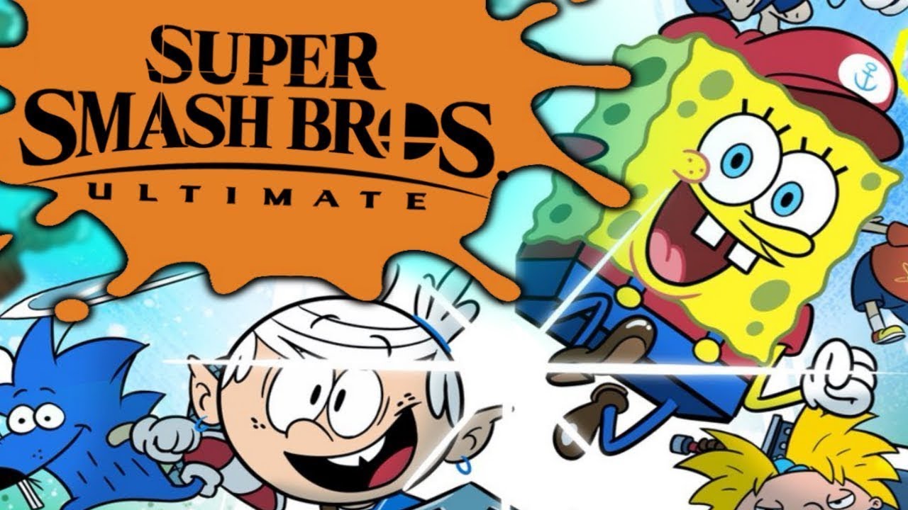 SUPER SMASH BROS ULTIMATE Meets NICKELODEON Characters In The BEST ...