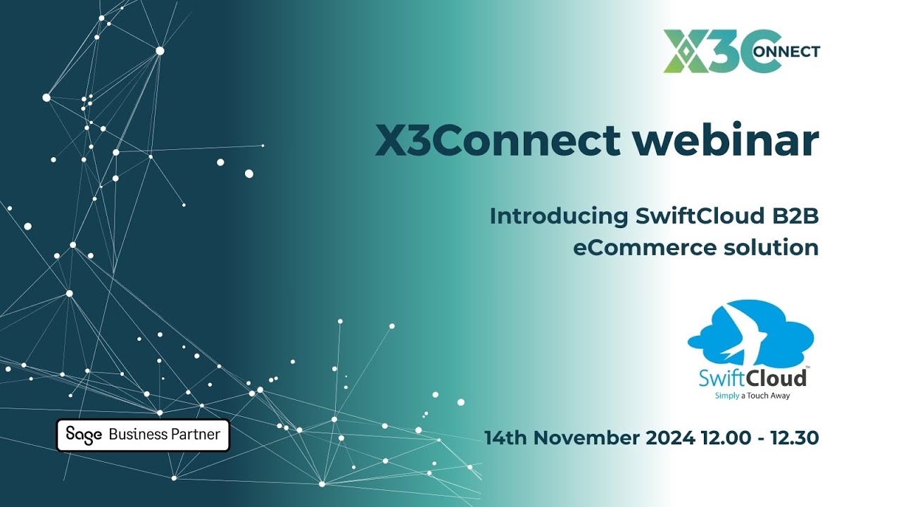 Webinar introducing SwiftCloud B2B eCommerce solution - YouTube