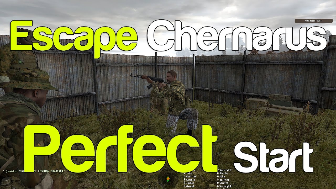 Arma 2 Escape Chernarus - PERFECT start!! - YouTube