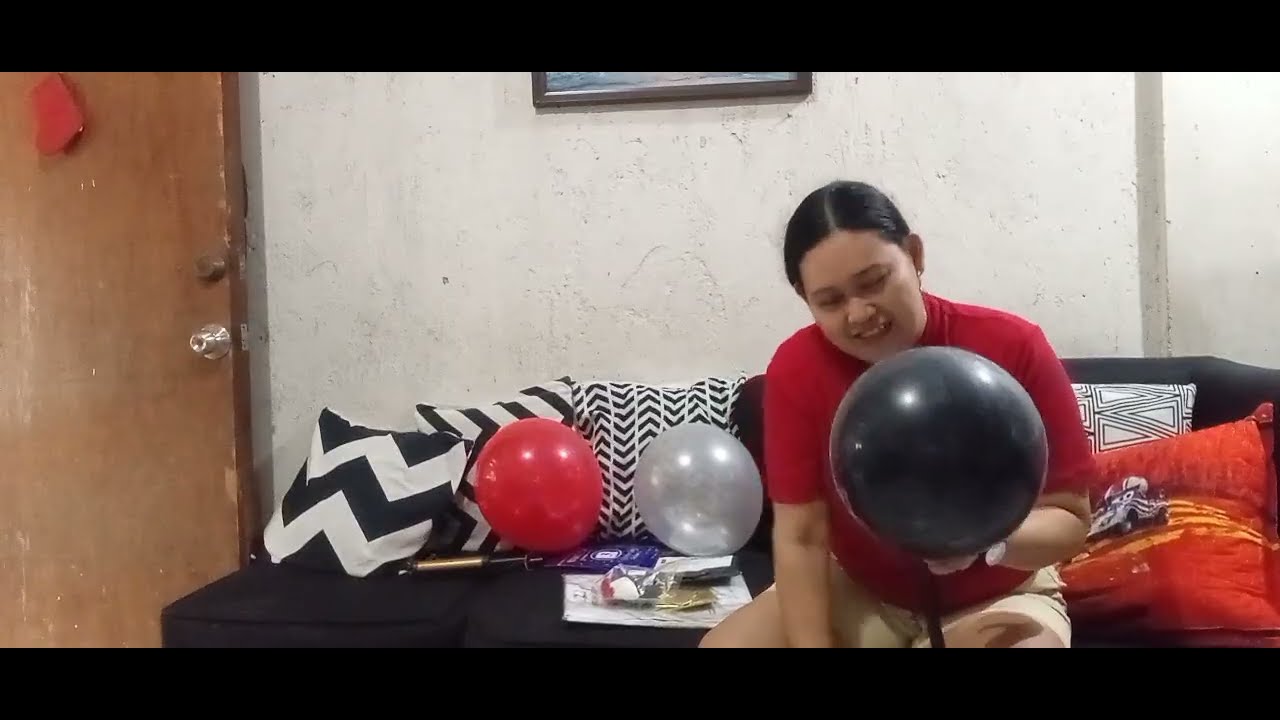 Behind The Scenes Ang Magpalobo Ng Mga Balloon || Allison's World - YouTube