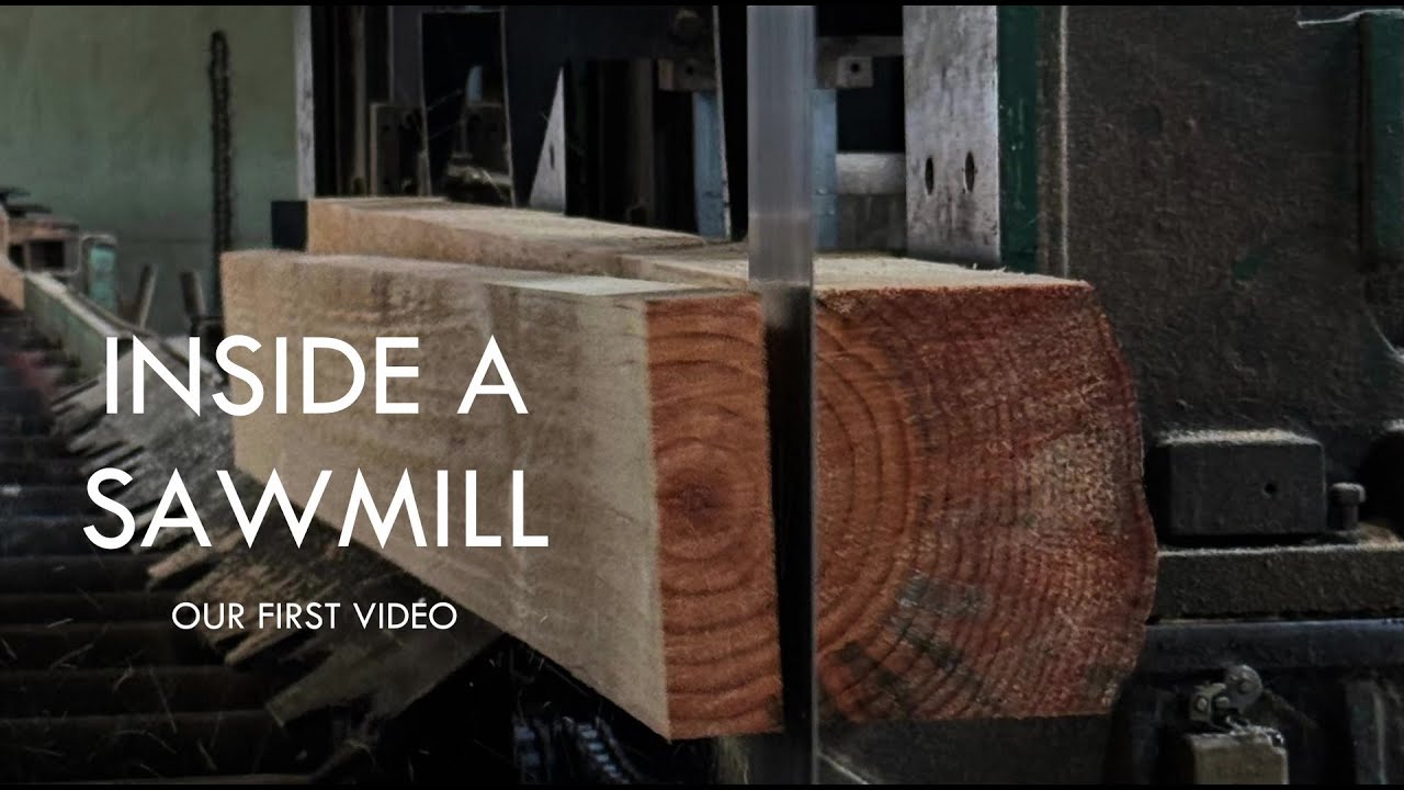 INSIDE A SAWMILL : OUR FIRST VIDEO - YouTube