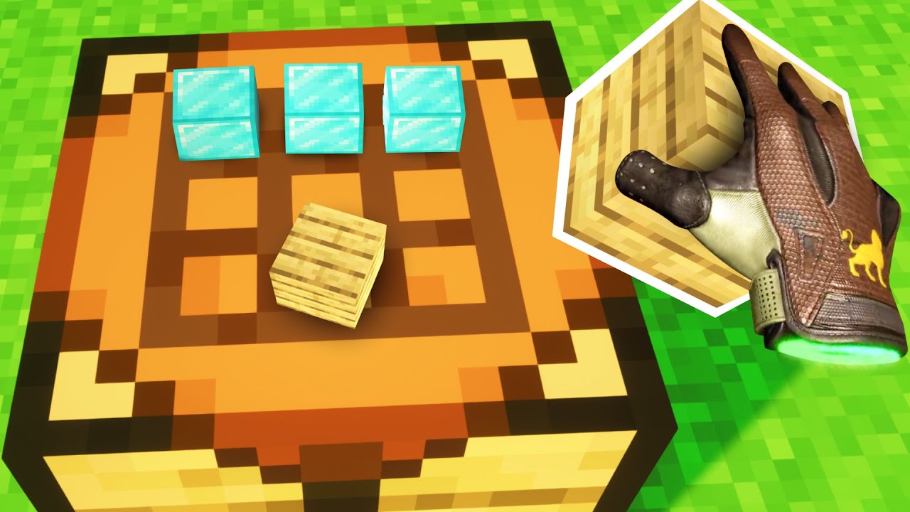 Realistic CRAFTING in Minecraft! - YouTube