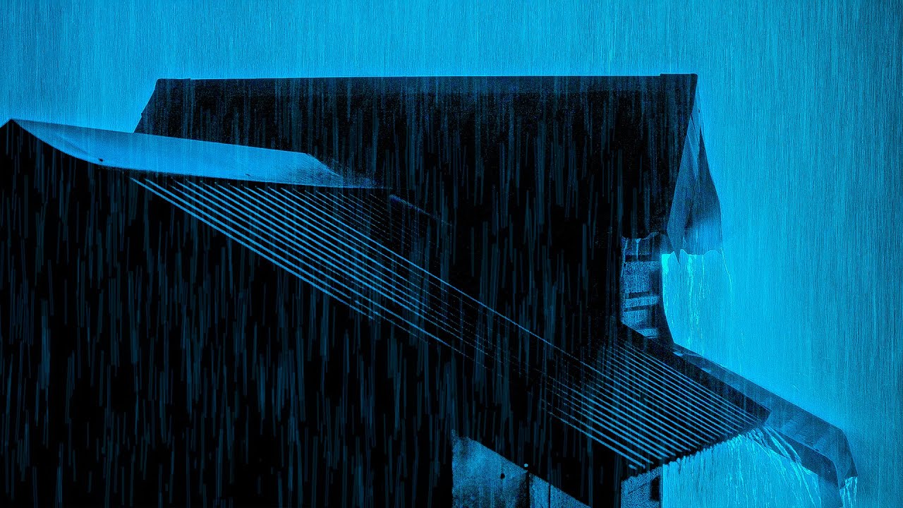 Instant Deep Sleep 🌧️ Heavy Rain Sounds on Metal Roof & Mighty ...