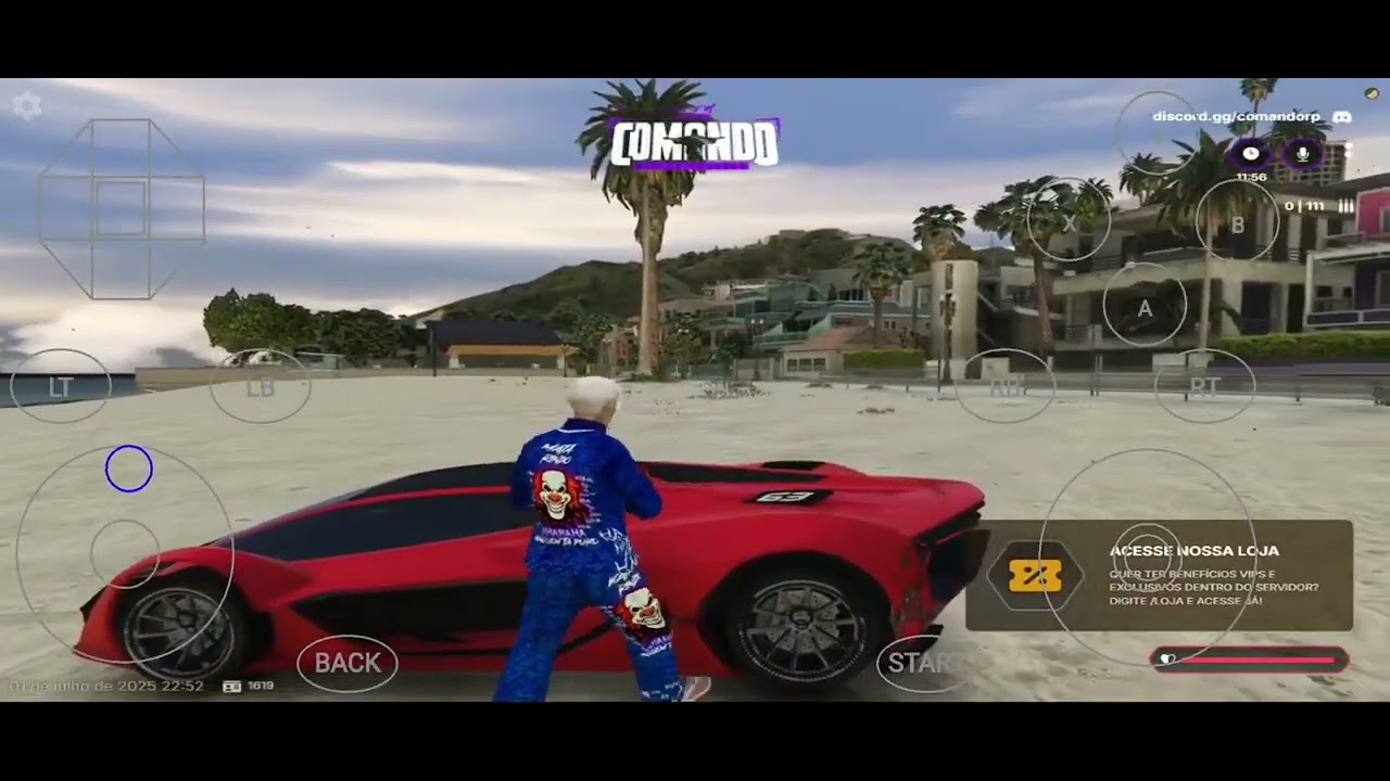 MAQUINA VIRTUAL COM GTA RP PARA CELULAR GRATIS (CLOUD GAME) - YouTube