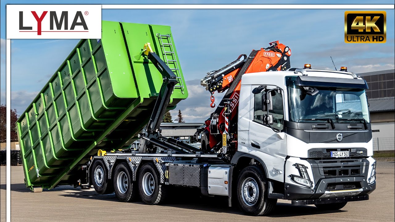 Volvo FMX 460 8x4 mit Fassi F295 A 2.26 + Fly-Jib 214 und ...