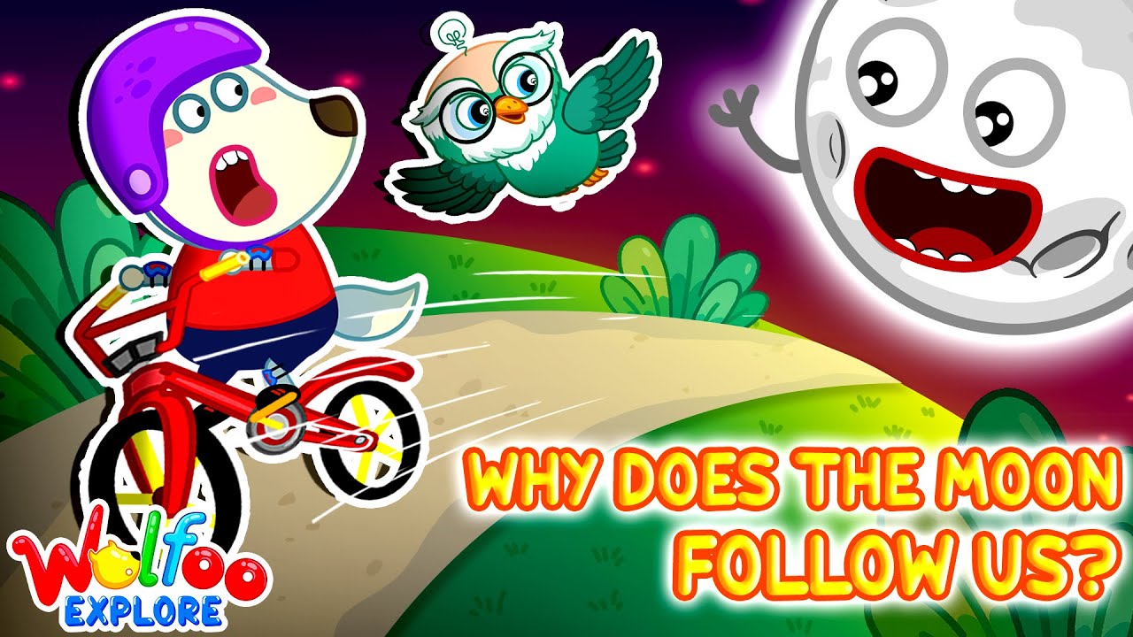 Why Does the Moon Follow Us? 🌕 Solar System | 🔍Wolfoo Explore - Nature ...