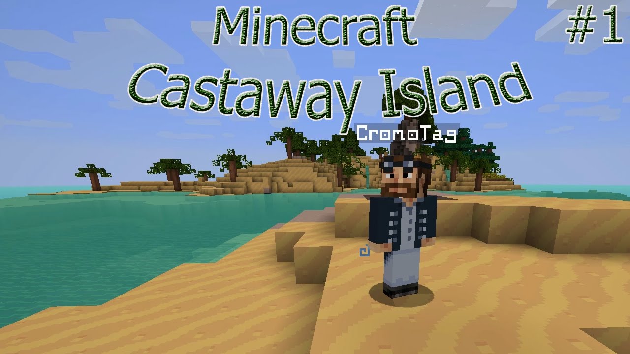 Minecraft Castaway island #1 - Gaan we het overleven? - YouTube