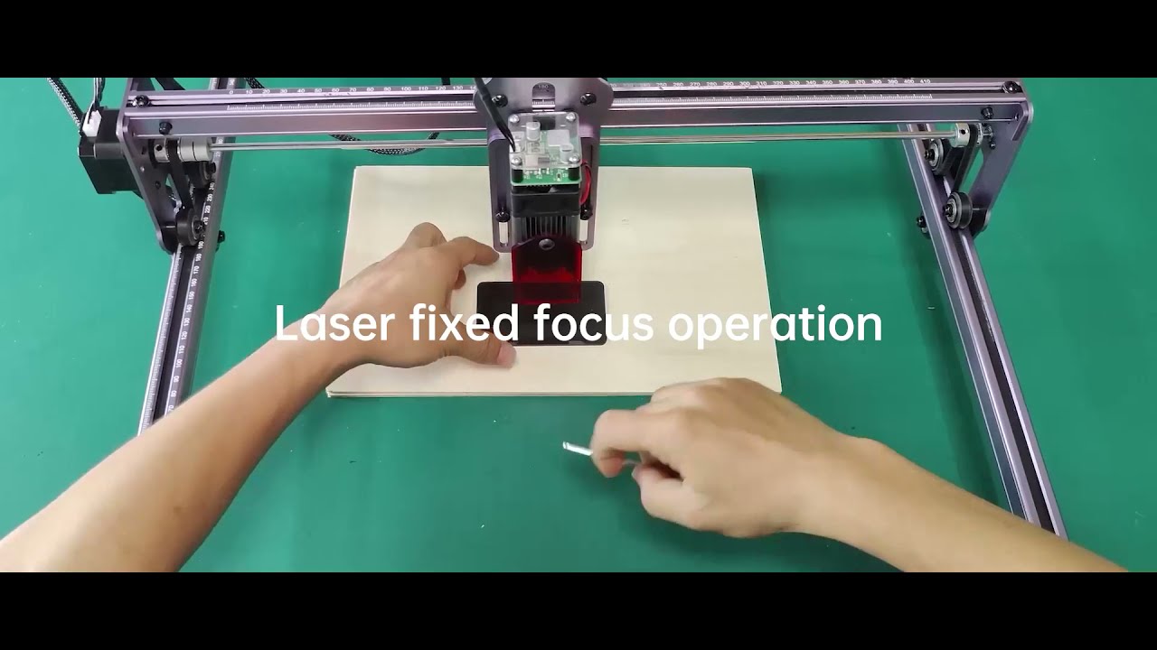 ATOMSTACK A5 PRO/A5 20W--Laser fixed focus operation video - YouTube