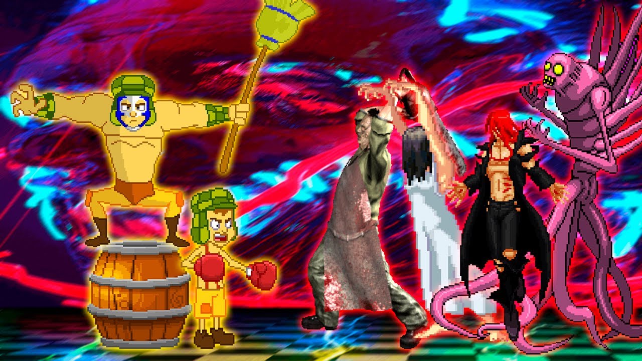 [KOF Mugen] Horror Boss Team (Espíritus Chocarreros xD) VS EL CHAVO ...