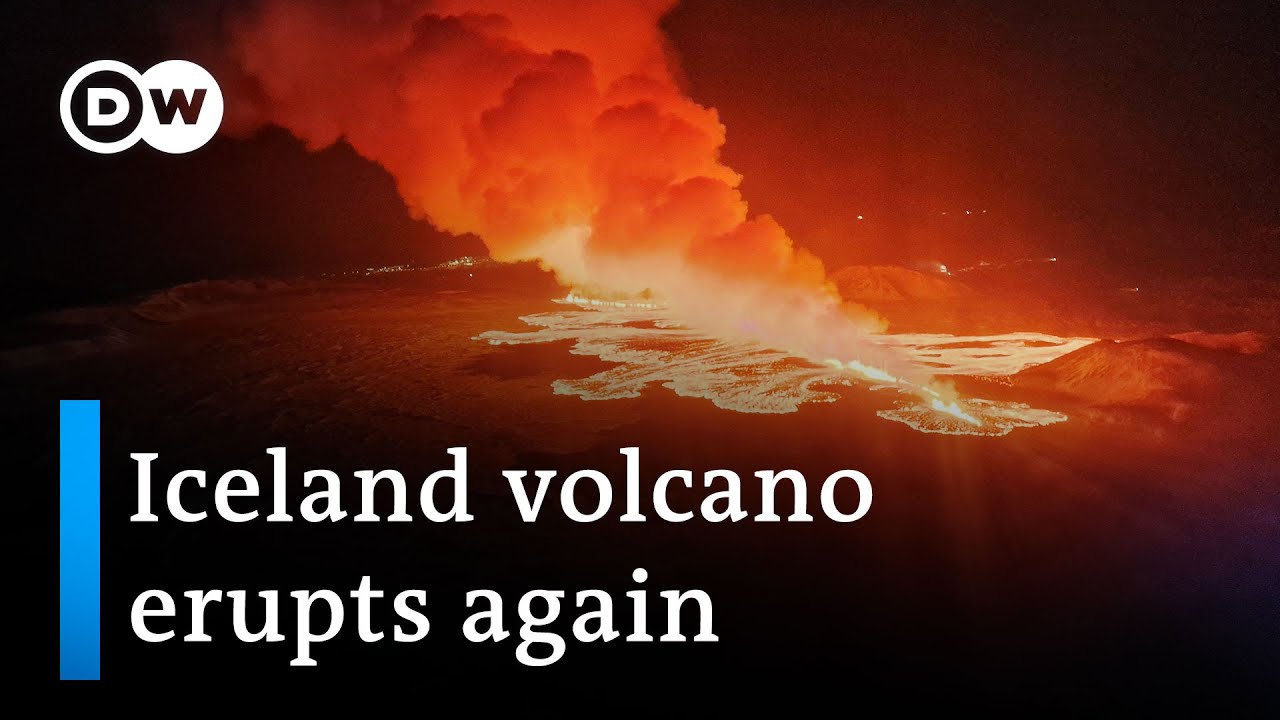 State of emergency declared in Iceland after volcano erupts | DW News ...