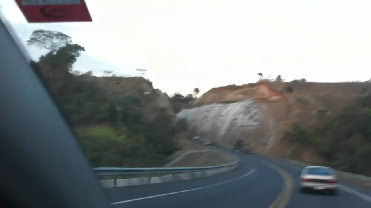Driving in Costa Rica - Highway to Pacific Coast - YouTube