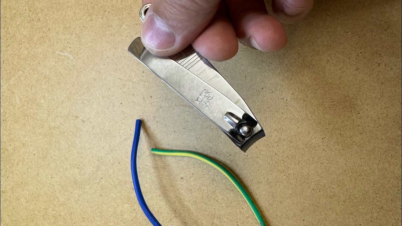 How to clean the wire without nippers!!! - YouTube