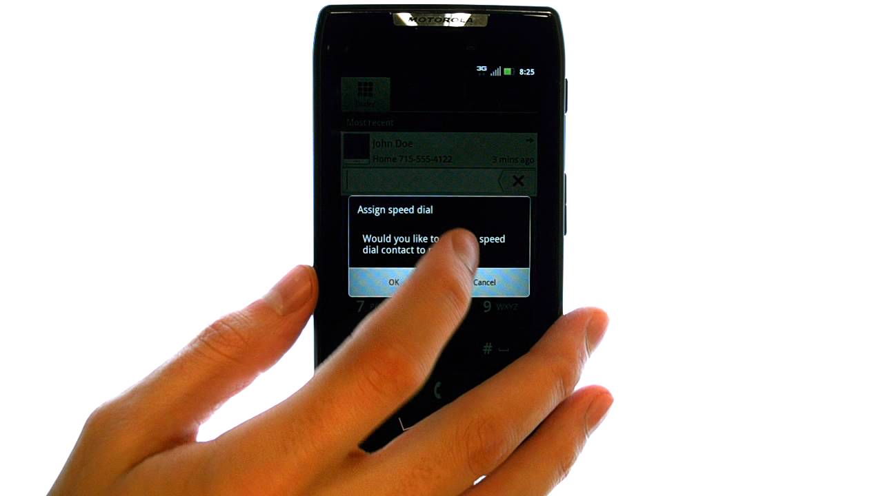 How Do I Use Speed Dial On My Motorola Droid RAZR or RAZR Maxx? - YouTube