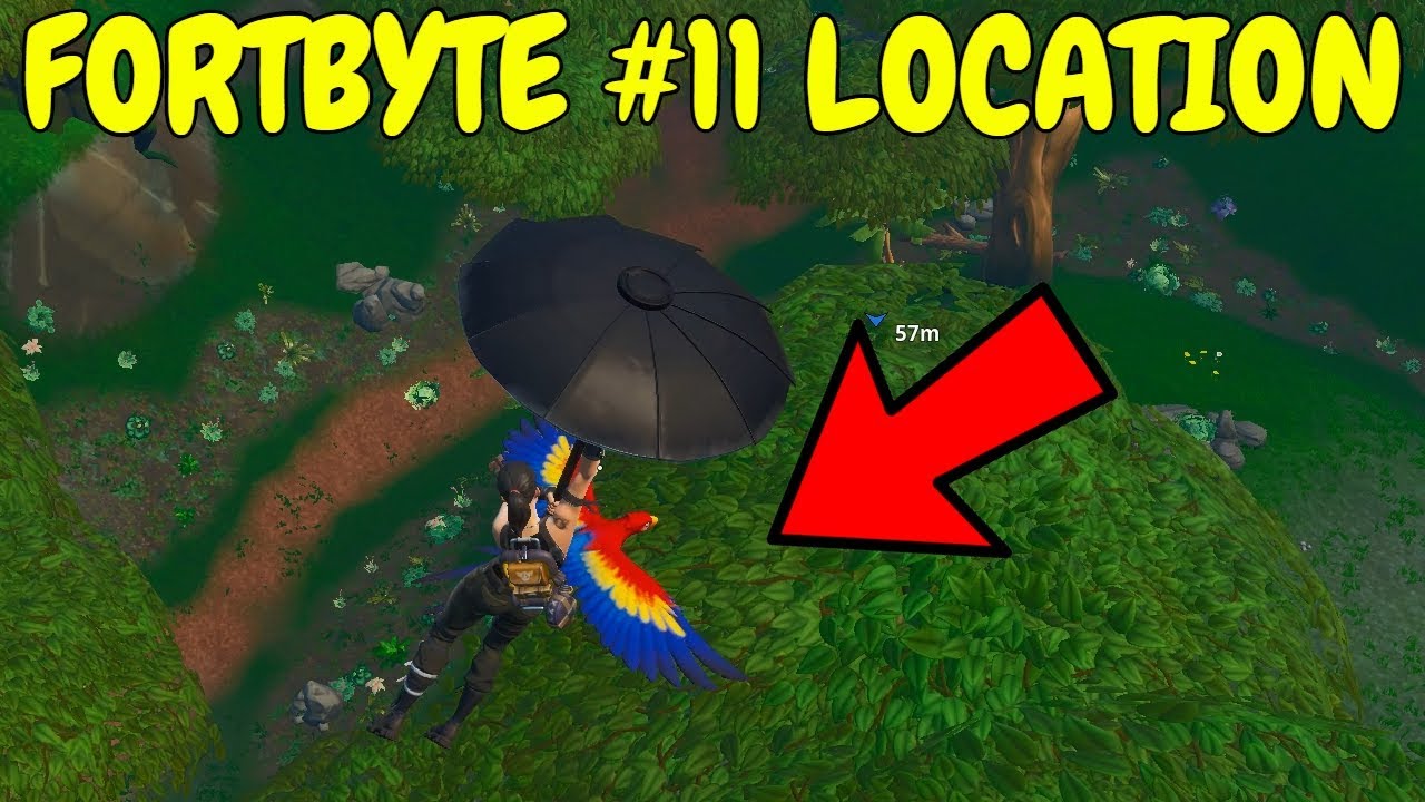 FORTBYTE #11 Location - FOUND BENEATH A CIRCLING JUNGLE PARROT ...
